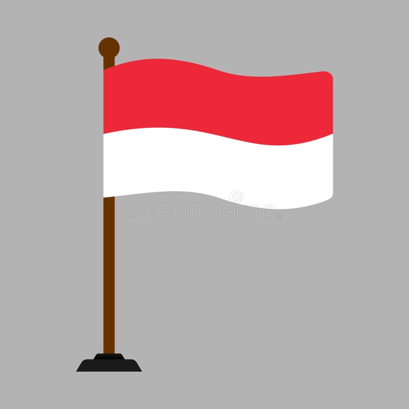Indonesian Flag Flying Stock Illustrations – 1,163 Indonesian Flag ...