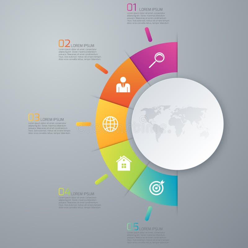 Vector Steps Option Arrow Banners Infographic Design. Eps 10. Stock ...