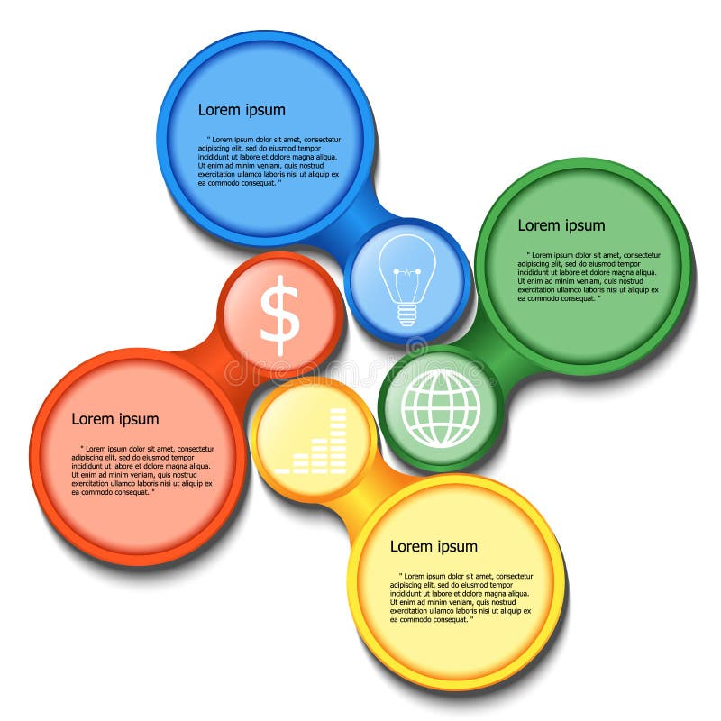 Vector Illustration Infographic Workflow Layout Diagram Number Options ...