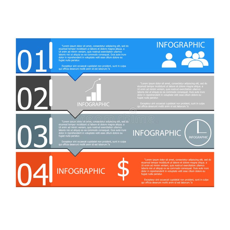 Vector Illustration Infographic Workflow Layout Diagram Number Options ...