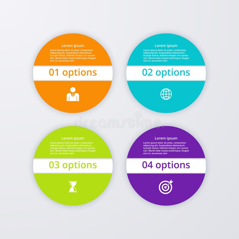 Vector Illustration Infographics Three Circles Stock Vector ... Vector Illustration Infographics Three Circles Stock Vector ...