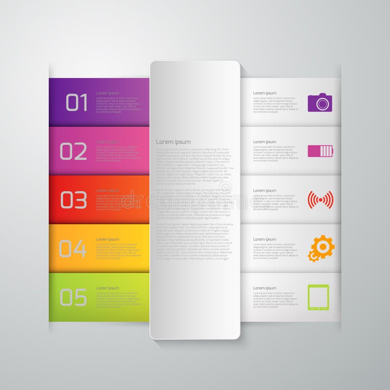 Vector Illustration Infographics Paper Strips Stock Vector ... Vector Illustration Infographics Paper Strips Stock Vector ...