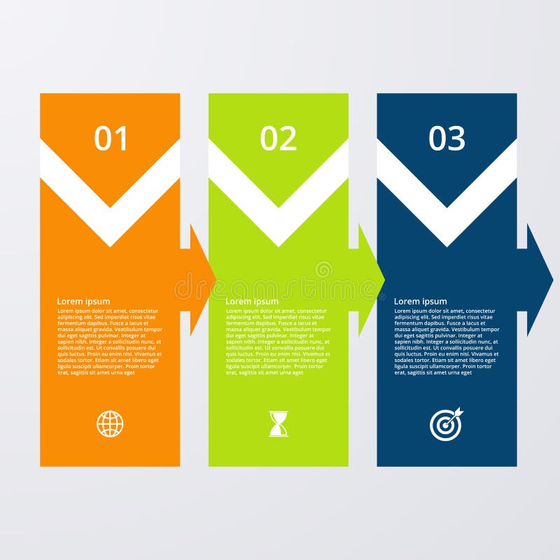 Vector Illustration Infographics Three Options Stock Vector ...
