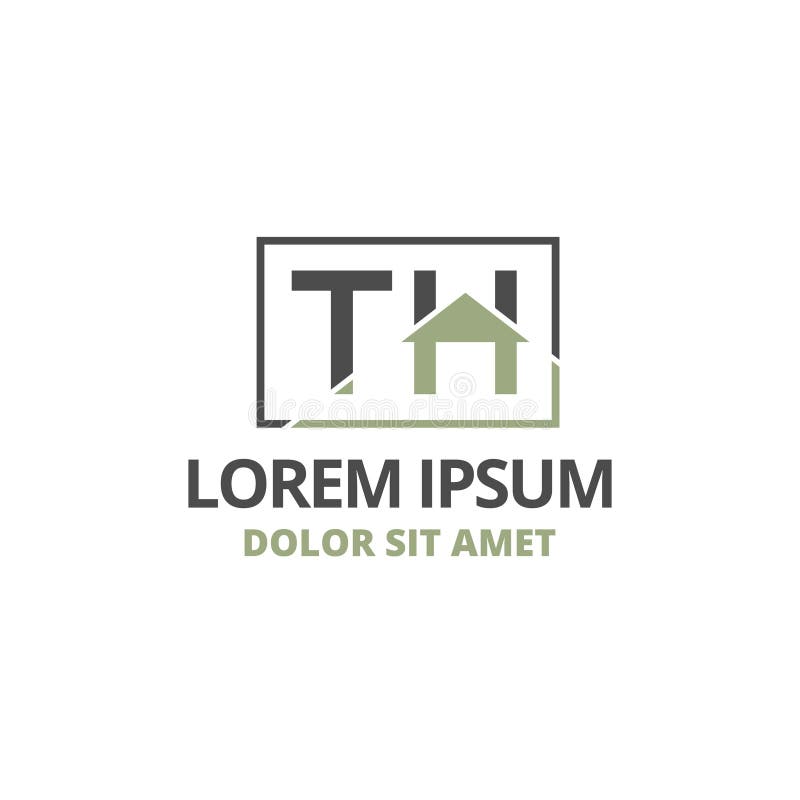 Letter T M TM MT Home Logo Template Vector Design Stock Vector ...