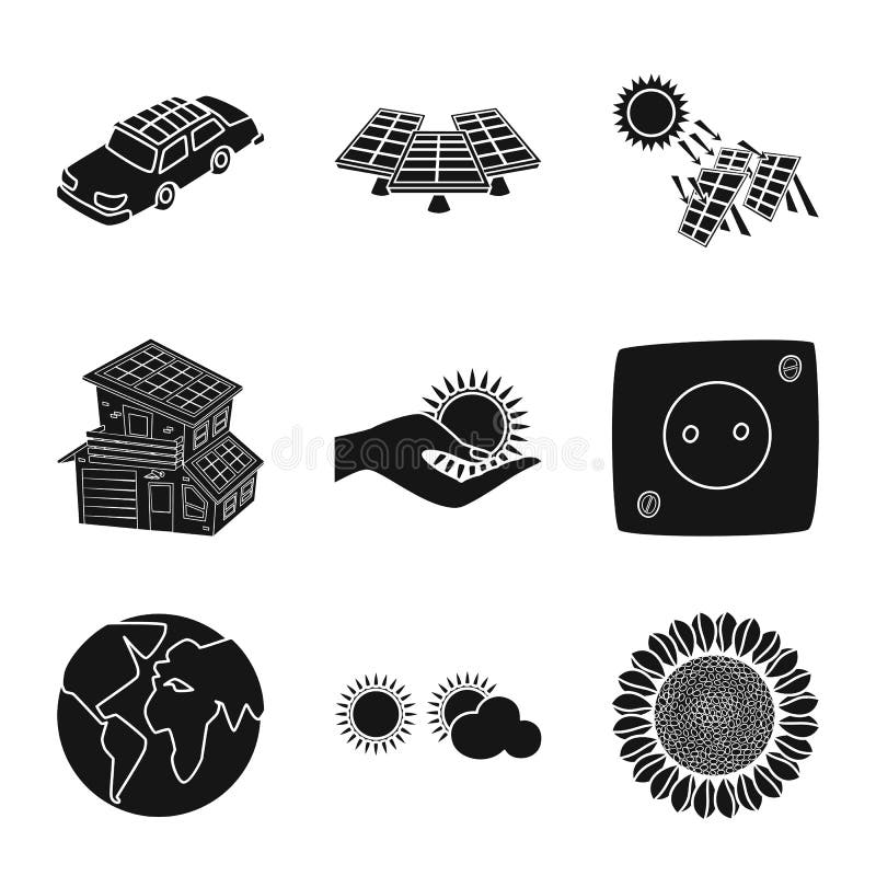 Vector Illustration of Innovation and Technology Symbol. Set of ...