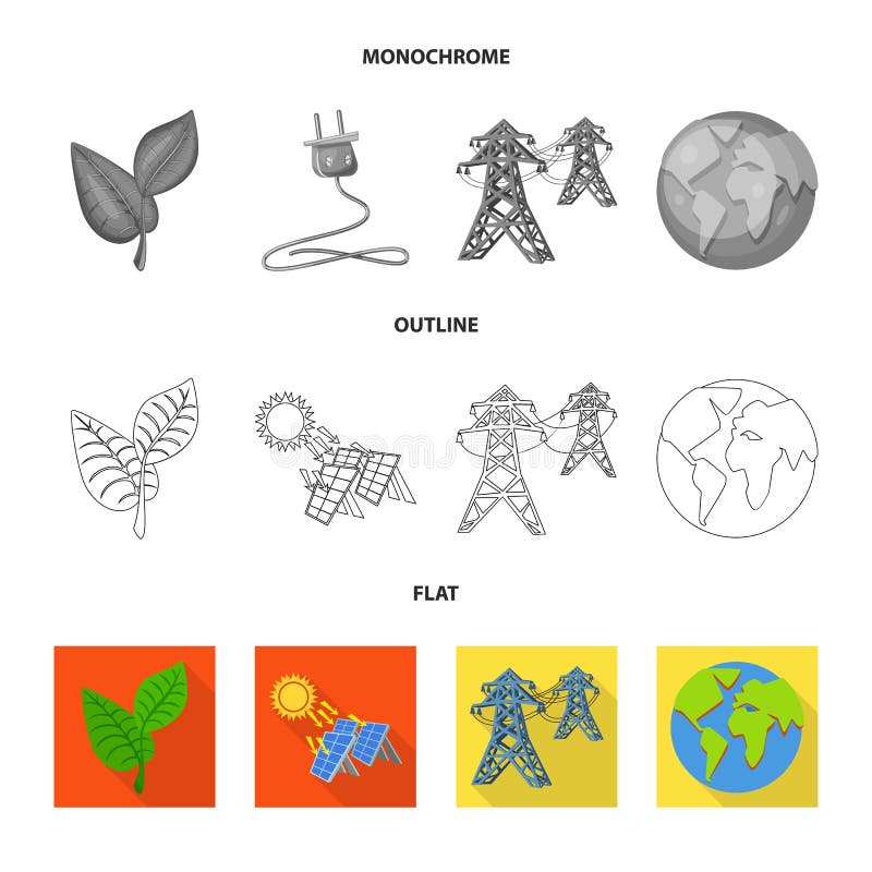 Vector Design of Innovation and Technology Icon. Collection of ...