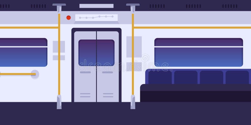 Inside Empty Train Metro Stock Illustrations – 1,045 Inside Empty Train ...