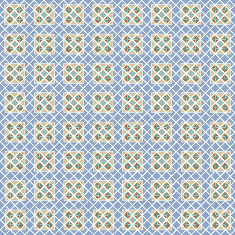 Vector Illustration Inspired by Traditional Fabric Pattern. Stock ...