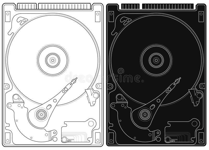 Hard Disk Internal Stock Illustrations – 482 Hard Disk Internal Stock ...