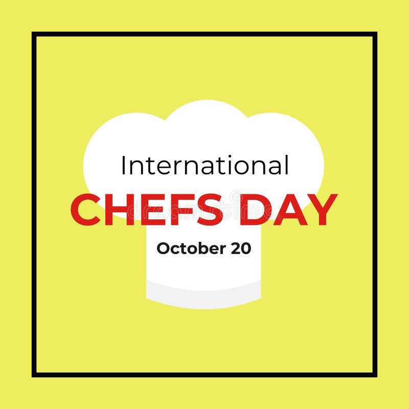 Vector Illustration of International Chefs Day. Suitable for Banner ...