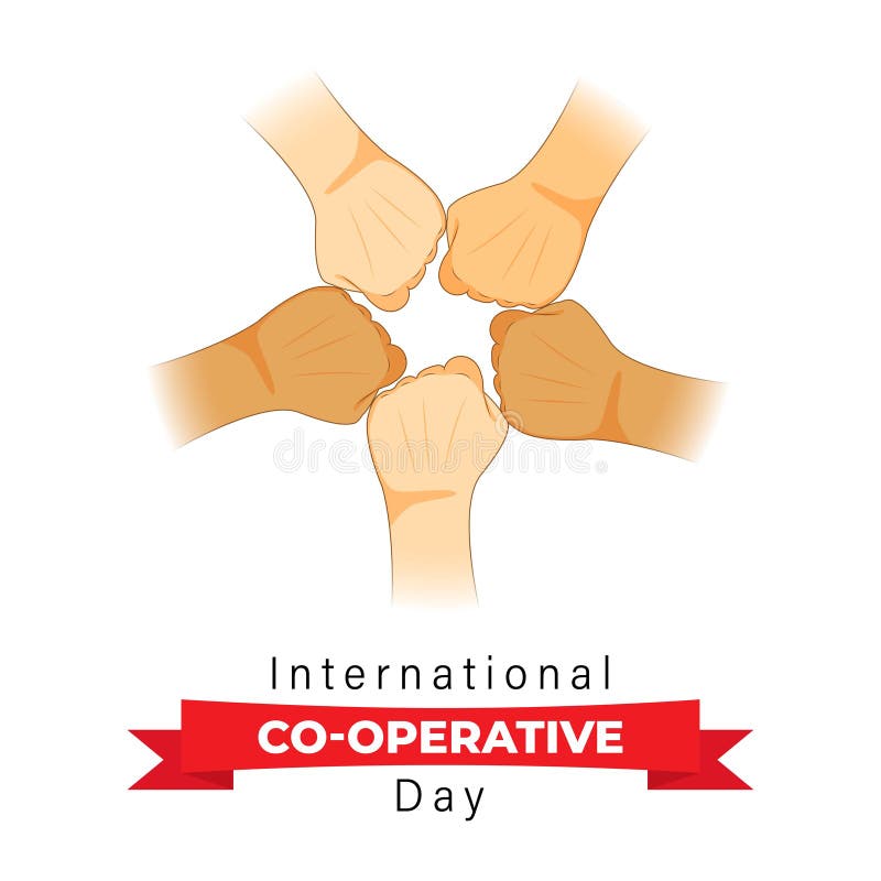 Vector Illustration for International Co-operative Day. Stock Vector ...