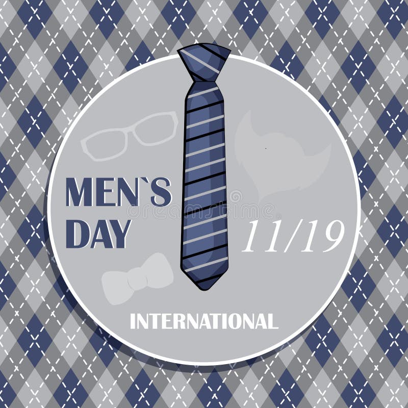 Vector Illustration of International Men S Day Background. Stock Vector ...