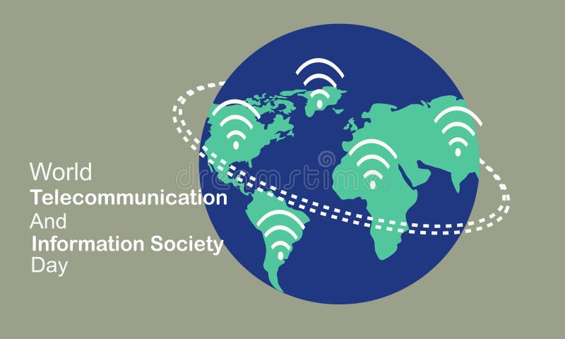 Vector Illustration International TelecommunicatiOn Day Stock Vector ...