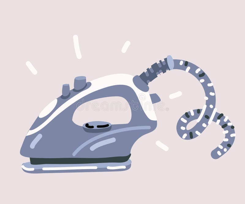 Vector Illustration of Iron Stock Vector - Illustration of equipment ...