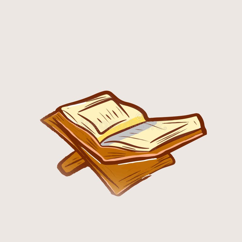 Vector Illustration of Islamic Books. Stock Vector - Illustration of ...