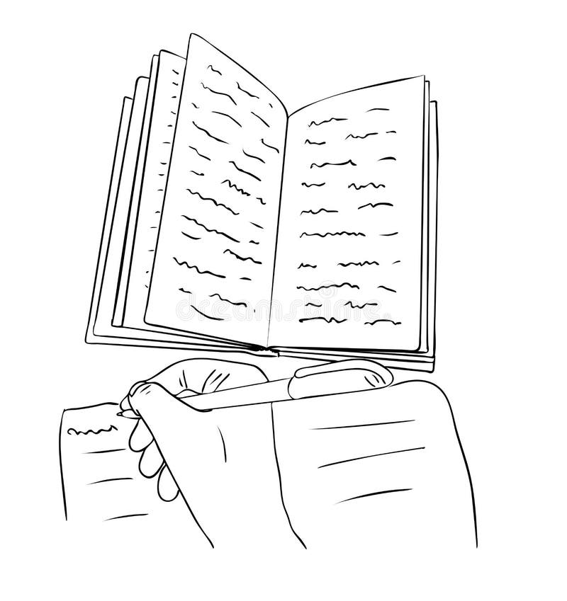 Open Book Outline Stock Illustrations – 28,897 Open Book Outline Stock ...