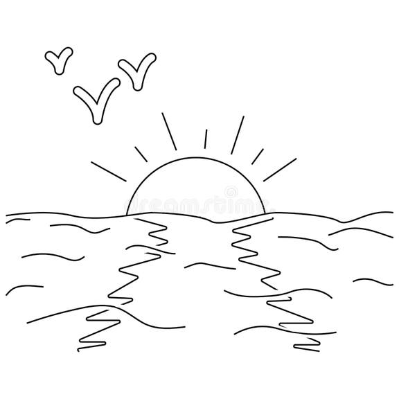 Sunset Doodle Stock Illustrations – 8,994 Sunset Doodle Stock ...