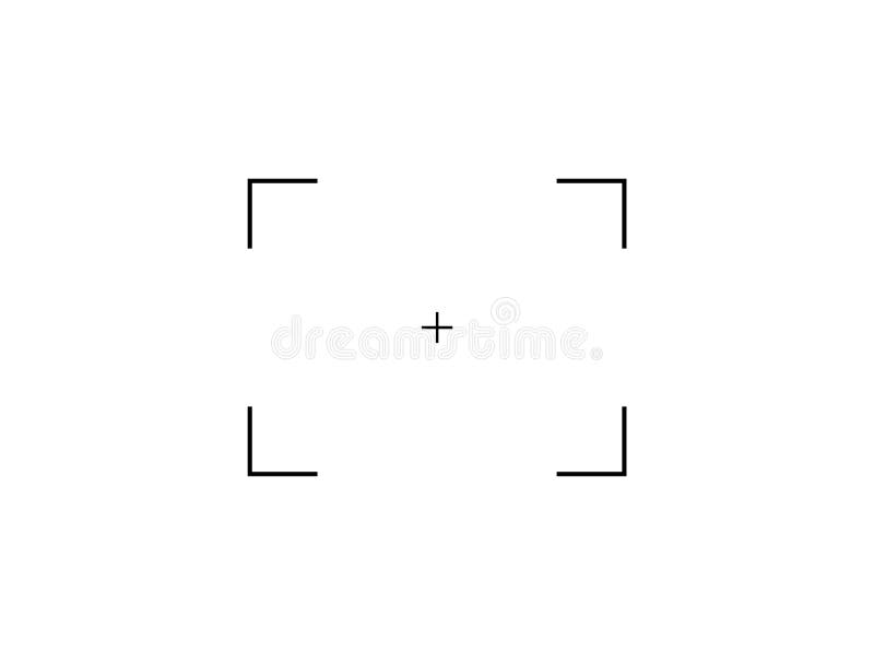 Isolated Viewfinder Camera Symbol. Concept of Photography Stock Vector ...