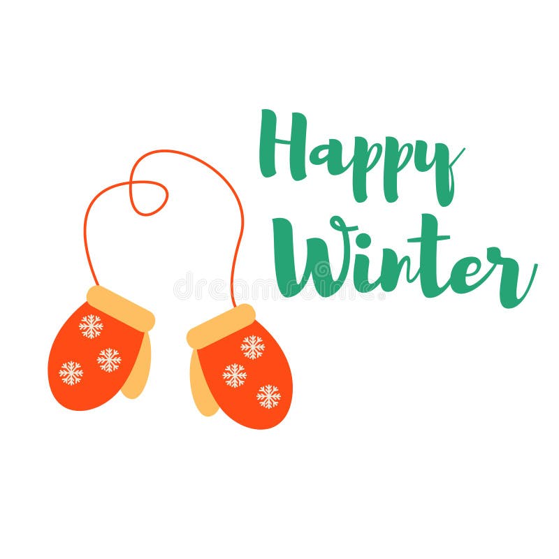 Festive Hand Drawn Lettering. Vector Illustration Isolated on White ...