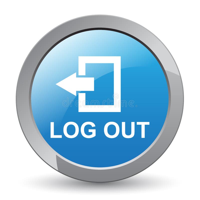 Log out stock illustration. Illustration of design, element - 126995209