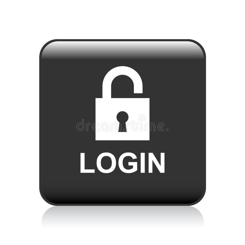 Black Login Button