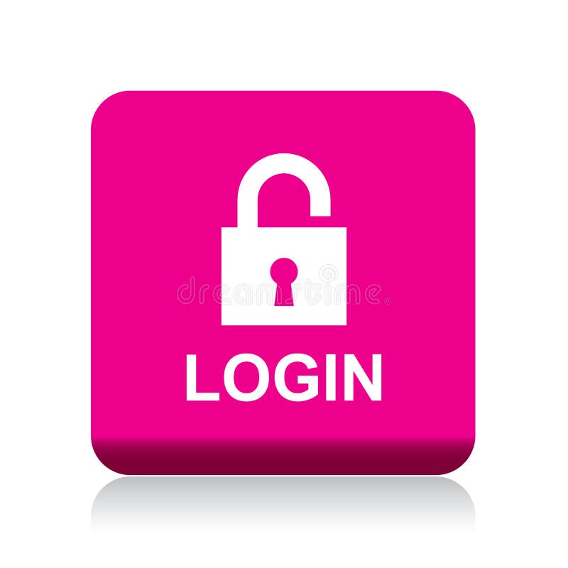 Login icon button stock illustration. Illustration of login - 126997538