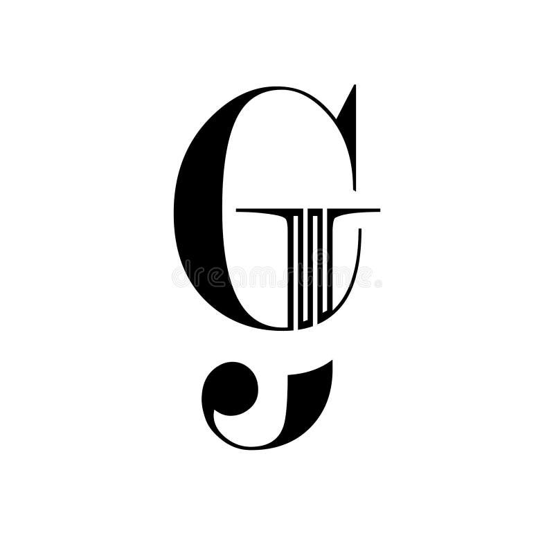 Monogram Logo Vector Initial Letters CJ Stock Vector - Illustration of ... Monogram Logo Vector Initial Letters CJ Stock Vector - Illustration of ...