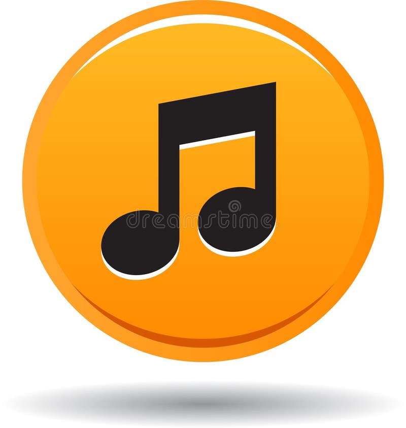 Music icons stock illustration. Illustration of icon, round - 1292348