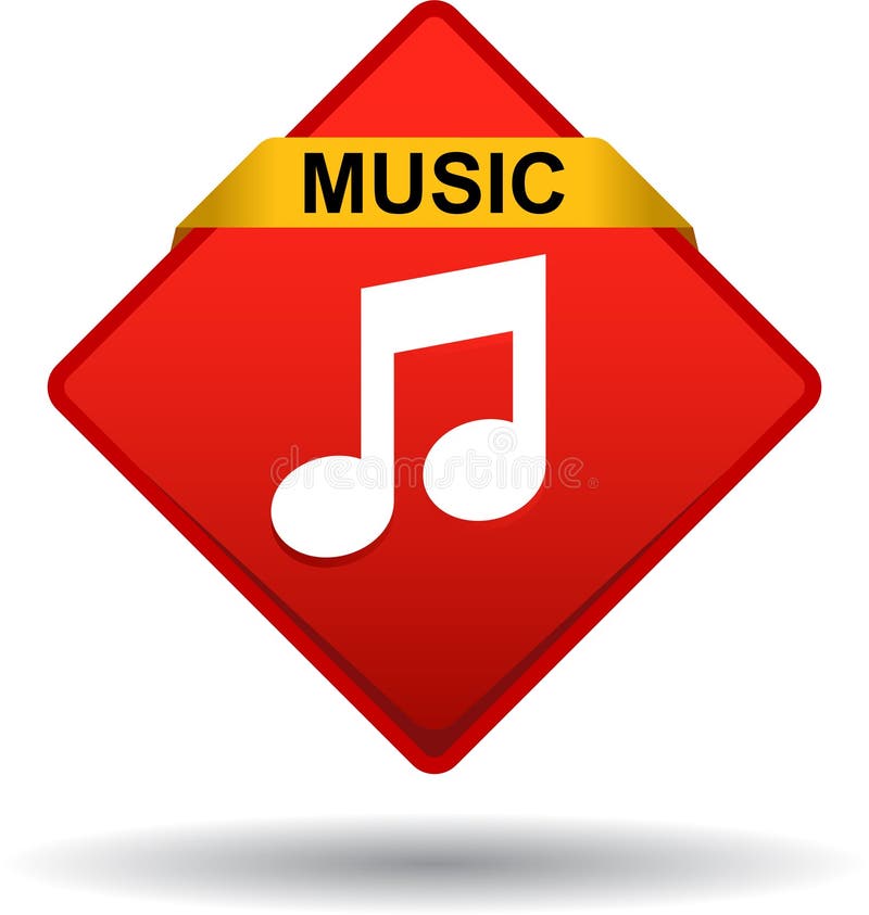 Music icons stock illustration. Illustration of icon, round - 1292348