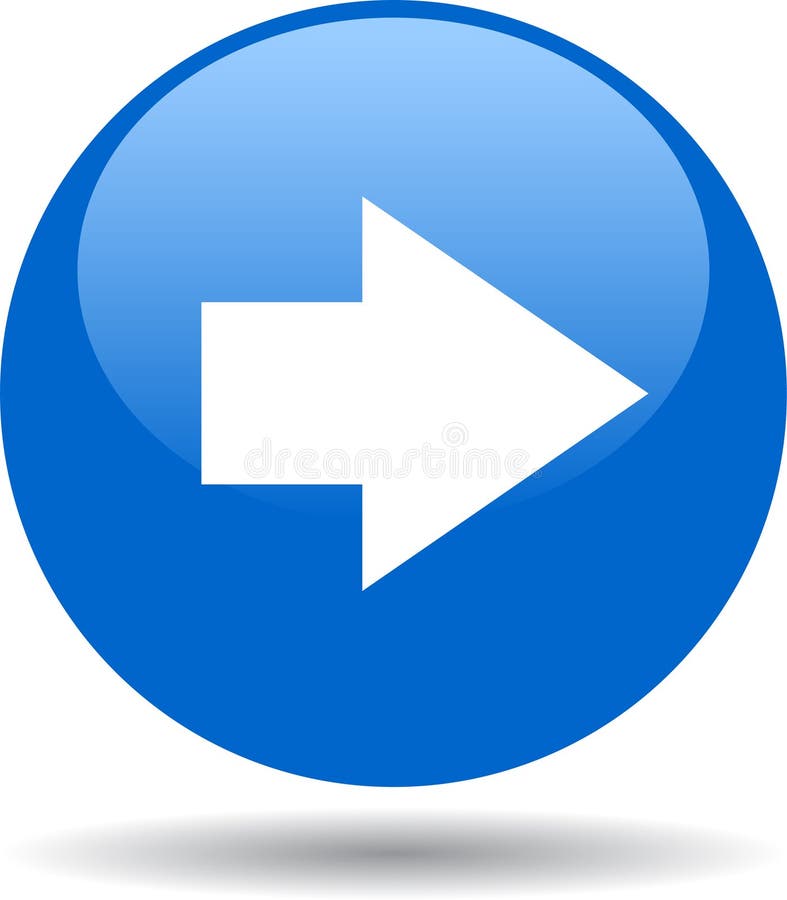 Next Page Icon Web Button Black and White Stock Vector - Illustration ...