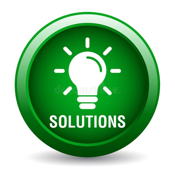 Solutions bulb icon stock vector. Illustration of details - 127092655