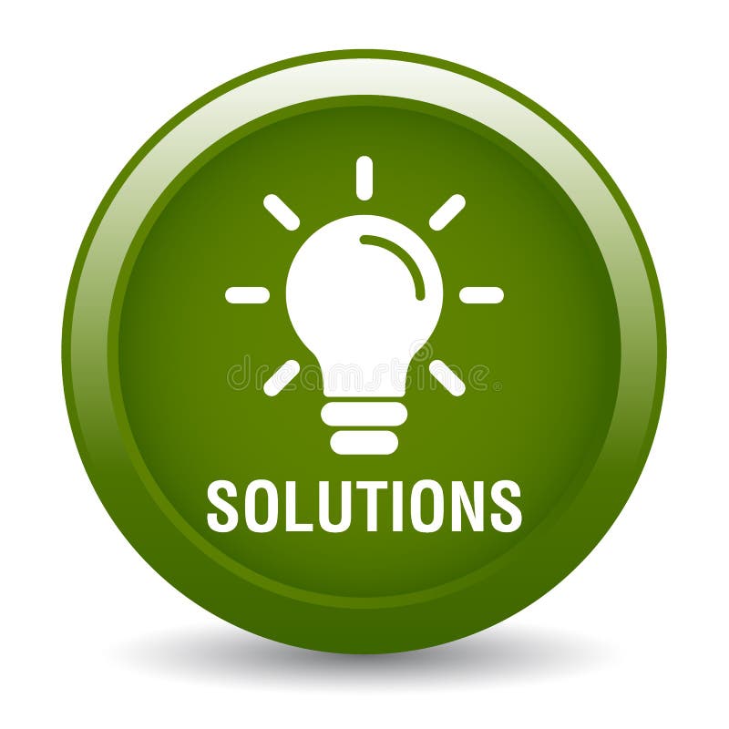 Solutions bulb icon stock vector. Illustration of clever - 127093682