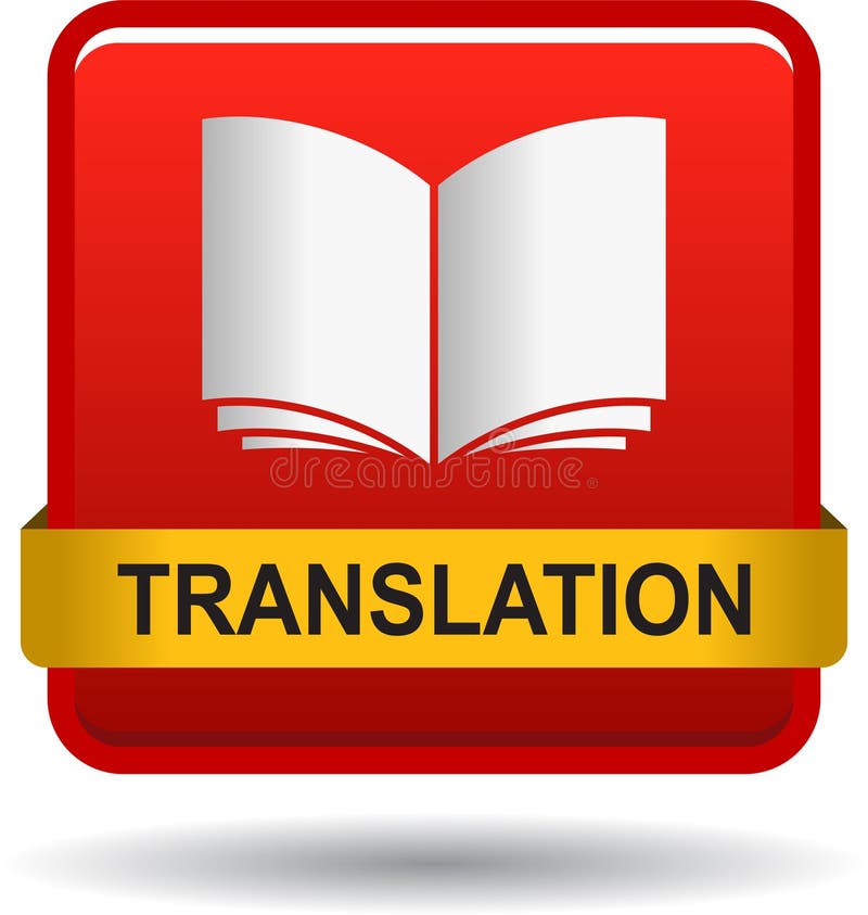 Translation Button Icon, Outline Style Stock Vector - Illustration of ...