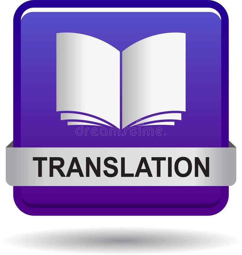 Translation Button Icon, Outline Style Stock Vector - Illustration of ...