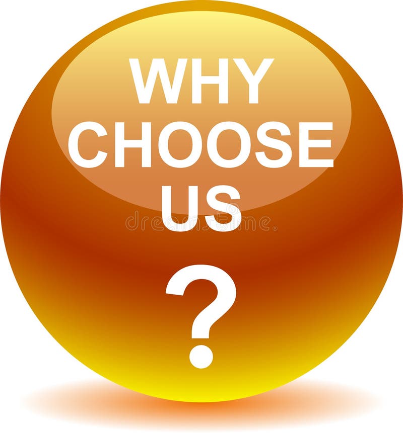 Why choose us button stock vector. Illustration of dark - 120724367