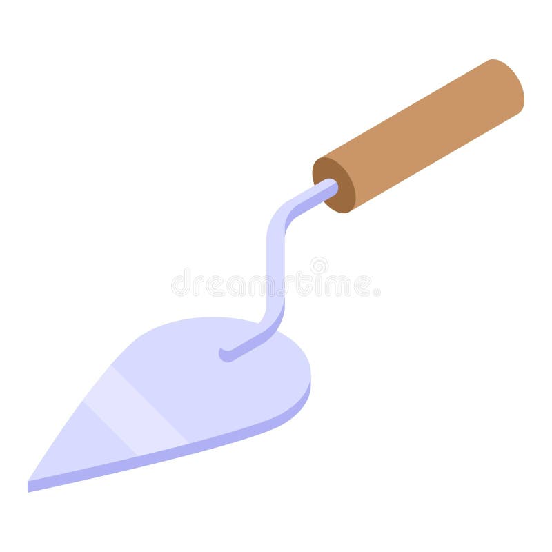 Masonry Plastering Trowel Vector Illustration Stock Illustrations ...