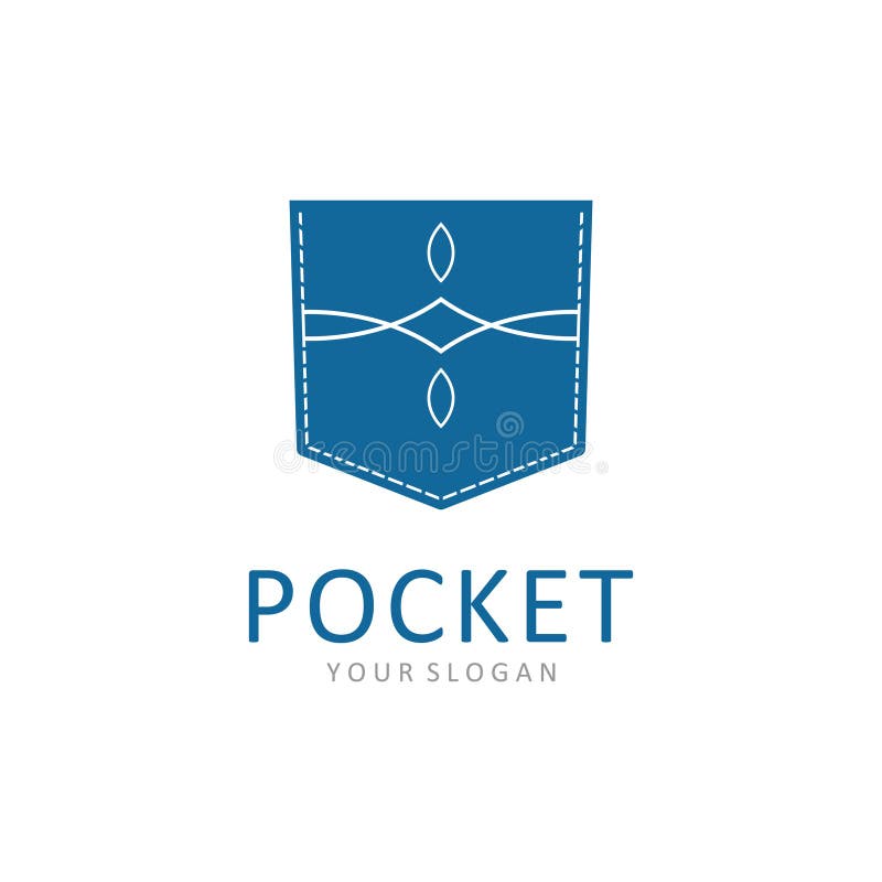 Jeans Pocket Logo Template Vector Illustration Stock Vector ...