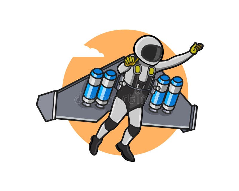 Vector Illustration of Jet Suit Stock Vector - Illustration of rocket ...