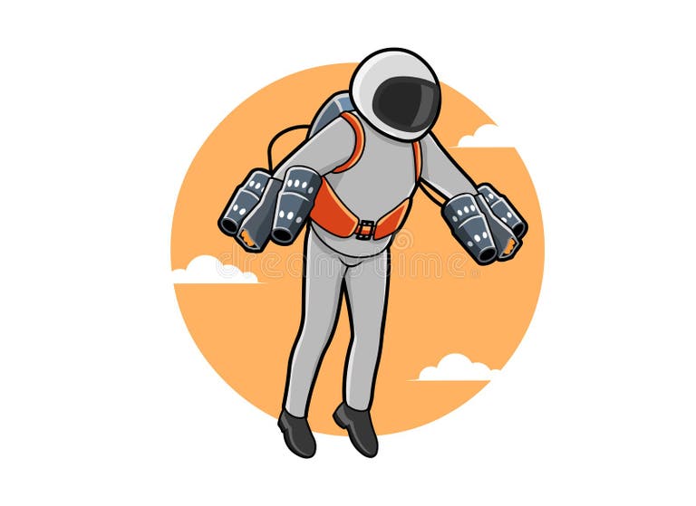 Vector Illustration of Jet Suit Stock Vector - Illustration of ...