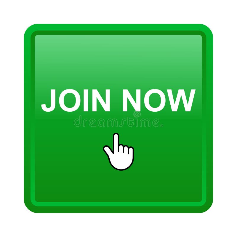 Join now button stock vector. Illustration of follow - 121851128