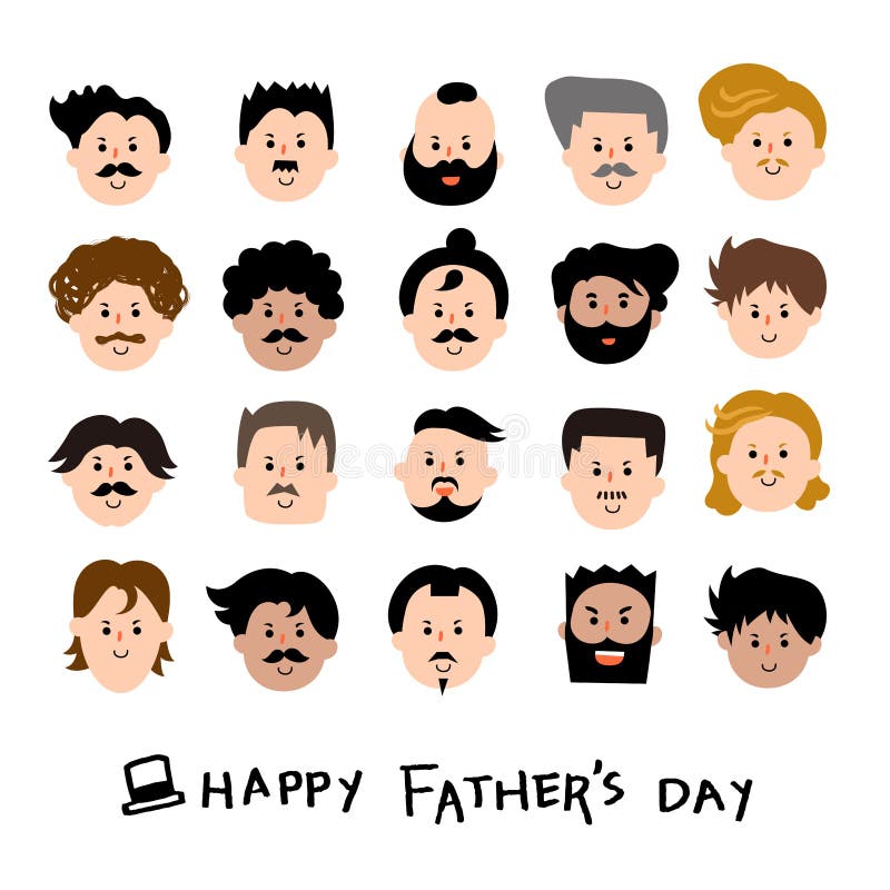Clipart Dad Face