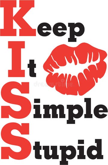 Keep Kiss Simple Stupid Stock Illustrations – 141 Keep Kiss Simple ...