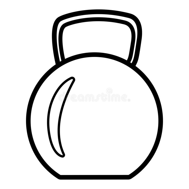 Kettlebell Icon. stock vector. Illustration of exercise - 273429149