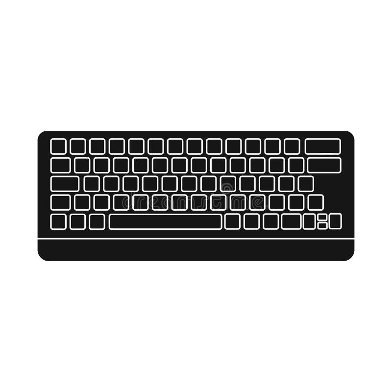 Vector Illustration of Keyboard and Enter Logo. Set of Keyboard and ...