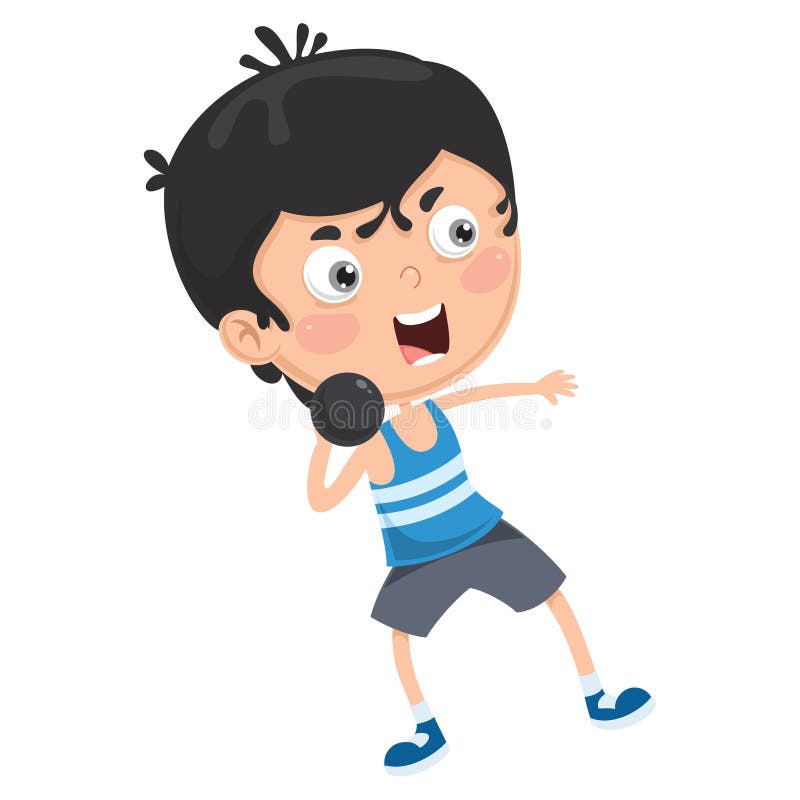 Kid Throwing Ball Stock Illustrations – 503 Kid Throwing Ball Stock ...