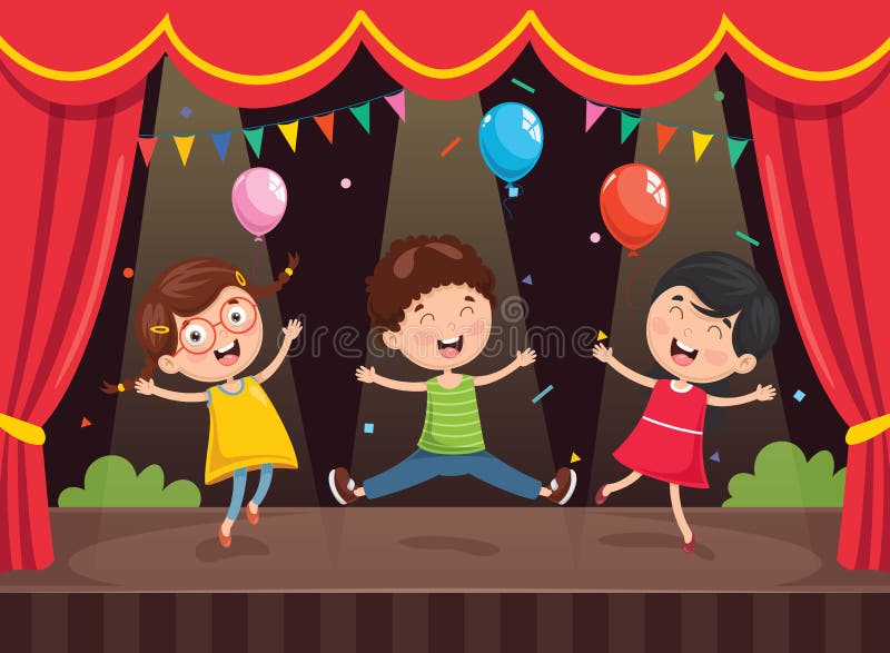 Children Dancing Hobbies Stock Illustrations – 83 Children Dancing ...