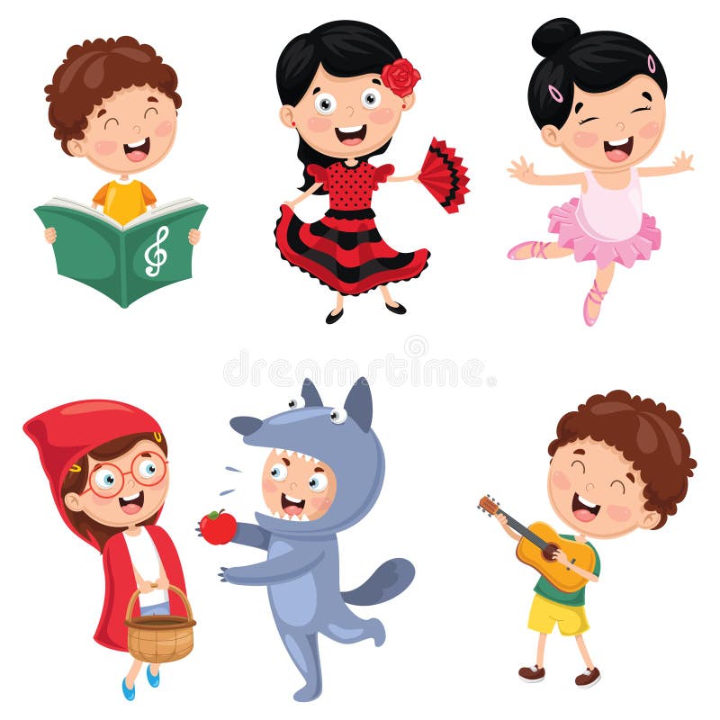 Dramatics Clipart Of Children