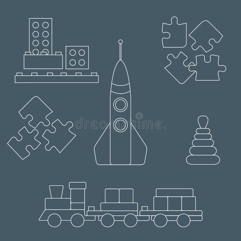 Set Rocket, Pyramid Chart Infographics, Briefcase and Browser Files ...