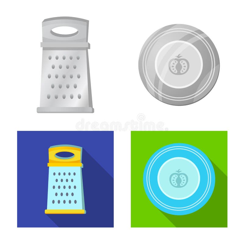 Vector Illustration of Kitchen and Cook Symbol. Collection of Kitchen ...