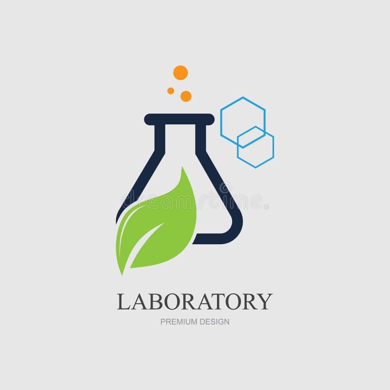 Vector Illustration of Lab Logo Design Template Stock Vector ...